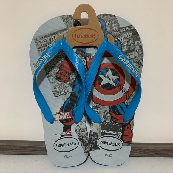 Havaianas | Shoes | Havaianas Mens Top Marvel Captain America Flip Flop ...